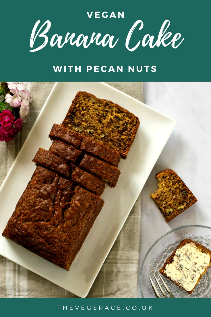 The Best Vegan Banana Cake The Veg Space Easy Vegan Recipes